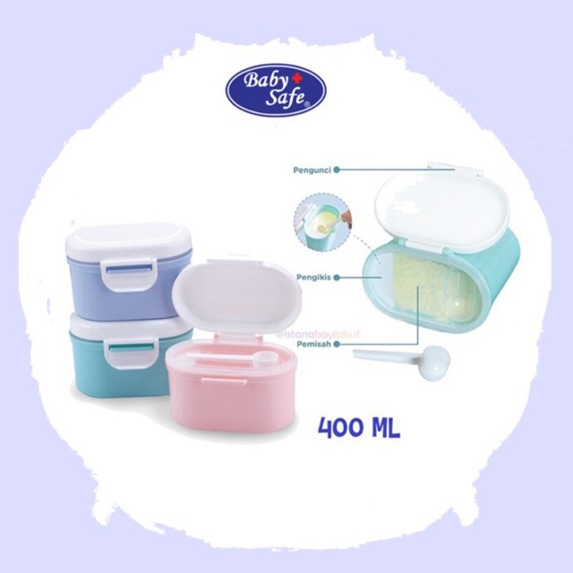 Jual Baby Safe MC001 Milk Powder Container - 400mL | Shopee Indonesia