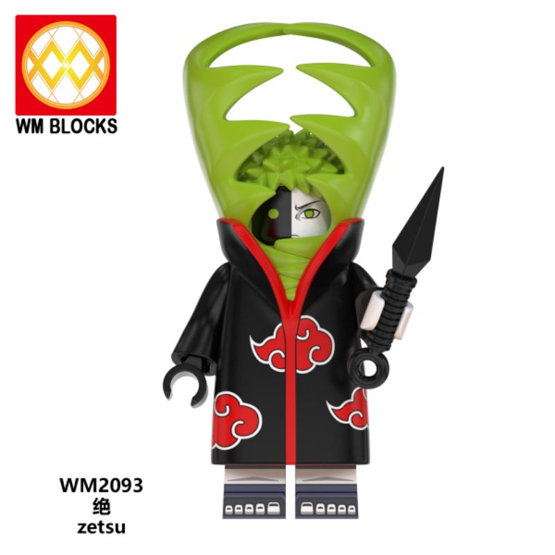 Jual WM2093 Mainan Anak Brick Minifigure Llegoo Akatsuki Zetsu Mini ...