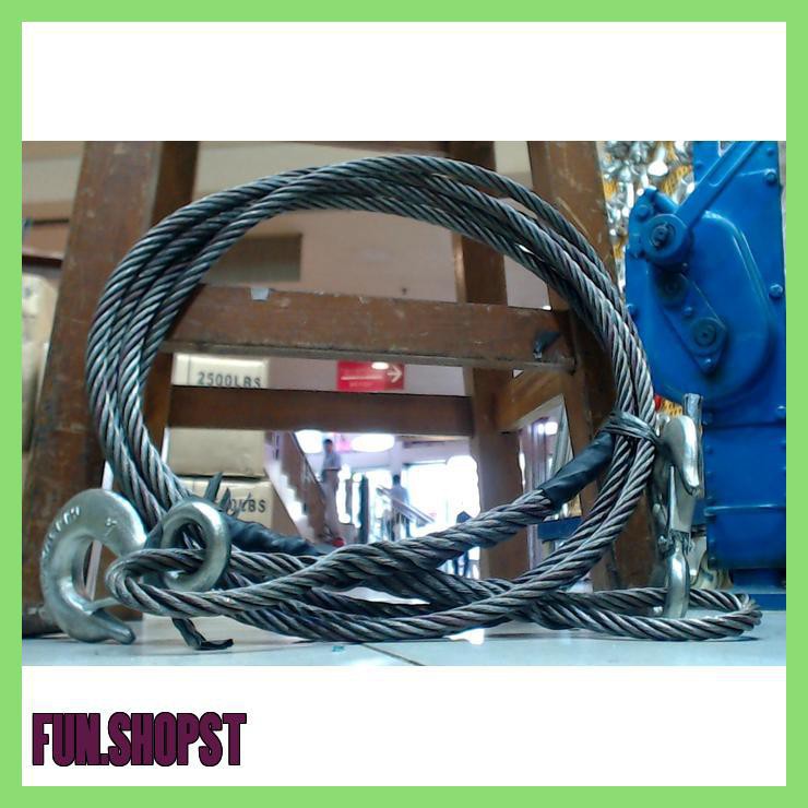 Jual SLING TALURIT ANYAM 10 MM X 5 M + HOOK ( UNTUK TARIK MOBIL MINIBUS ...