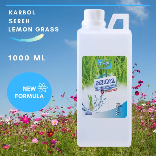 Jual Karbol Lantai Cair Aroma Sereh Lemon Grass Jerigen 1 Liter ...