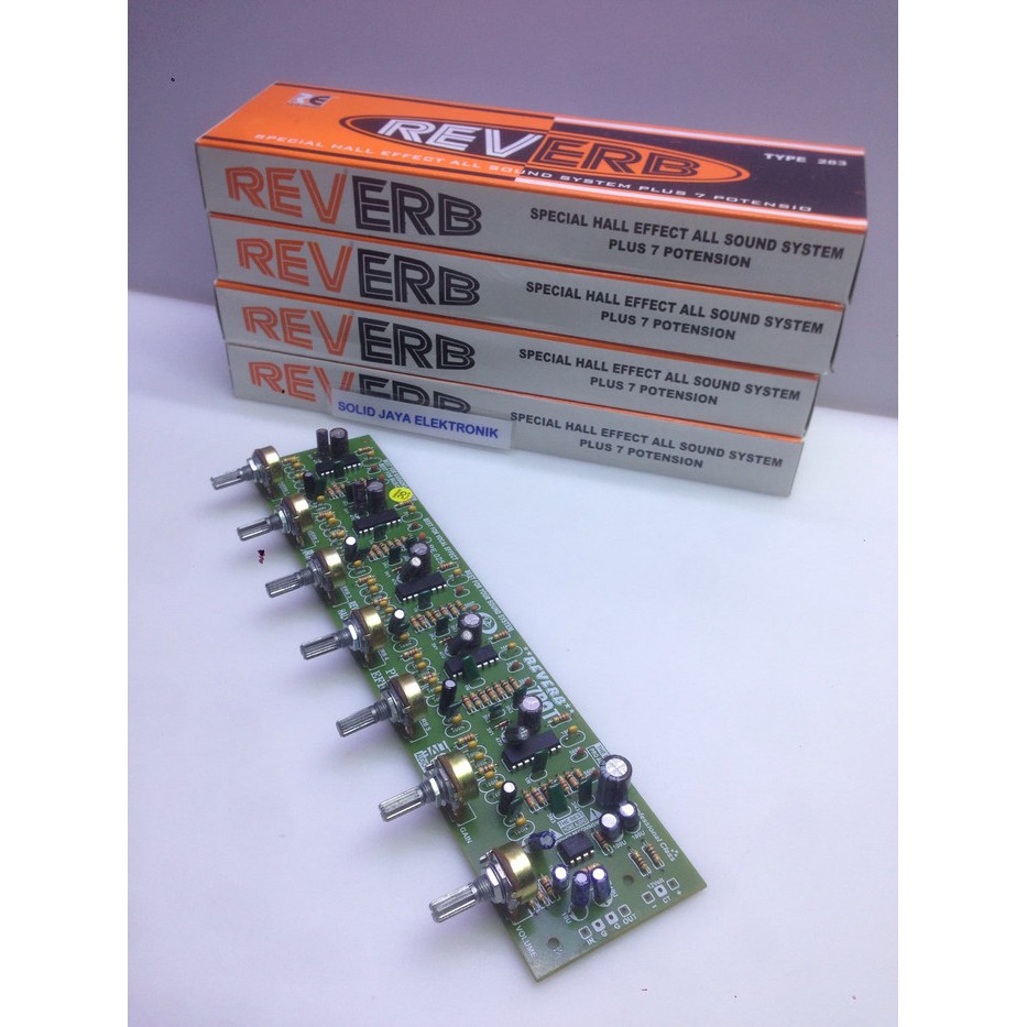 Jual KIT REVERB 7 POTENSIO SPECIAL HALL EFFECT EFEK TONE CONTROL RANIC ...