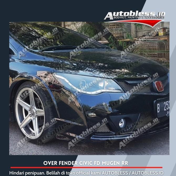 Jual Over Fender Civic Fd1 Mugen Rr Frp | Shopee Indonesia