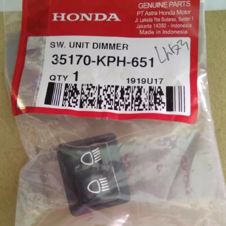 Jual Saklar / Switch DIM Dimmer AHM Revo, Supra X 125, Vario 35170 KVB ...