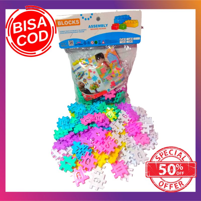 Jual MAINAN EDUKASI ANAK LEGO PUZZLE ANGKA/MAINAN ANAK EDUKATIF LEGO ...