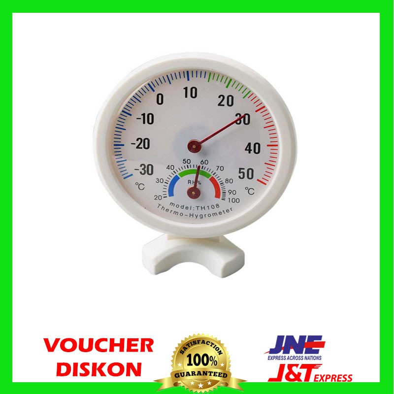 Jual Analog Hygrometer Temperature Humidity Monitor - Alat Pengukur ...