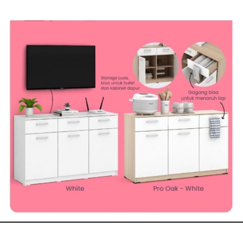 Jual Kitchen Set / Buffet Dapur Bawah by Pira Prodesign (Aruna SB121 ...