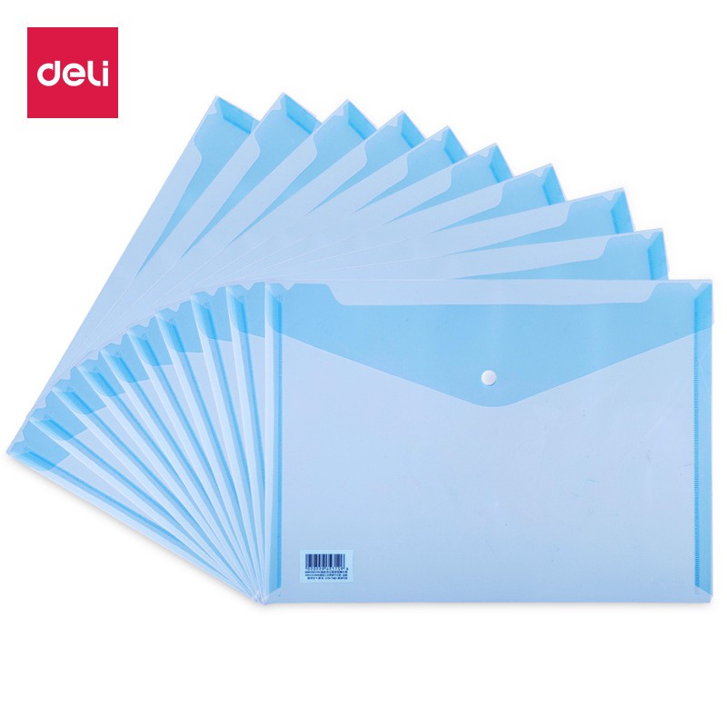 Jual Deli Tas File Map Plastik A4 Desain Anti Air 1pcs | Shopee Indonesia