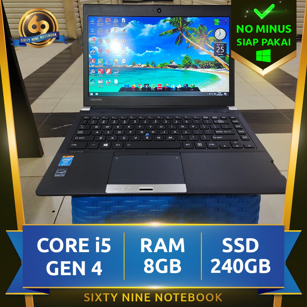 Jual Toshiba R30A Core i5 Gen 4 Laptop Second Murah Garansi 1 Tahun ...