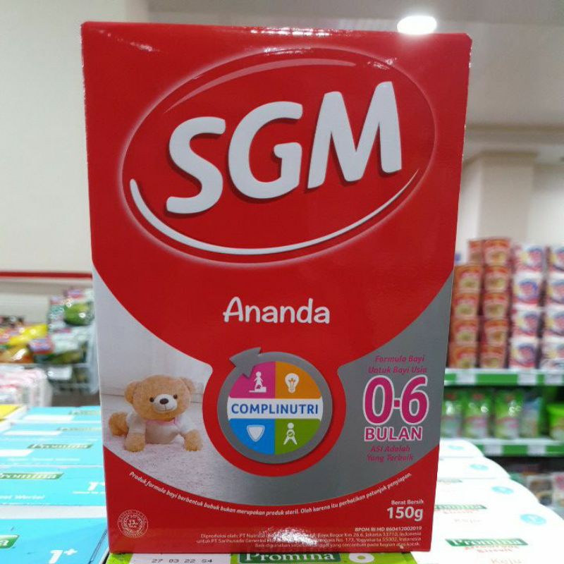 Jual Sgm ananda 0-6 bulan 150g | Shopee Indonesia