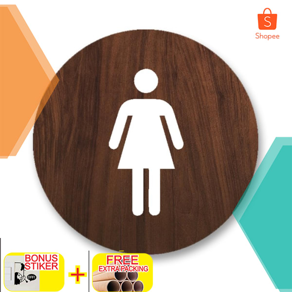 Jual women toilet signage - door sign - toilet sign system Keren ...