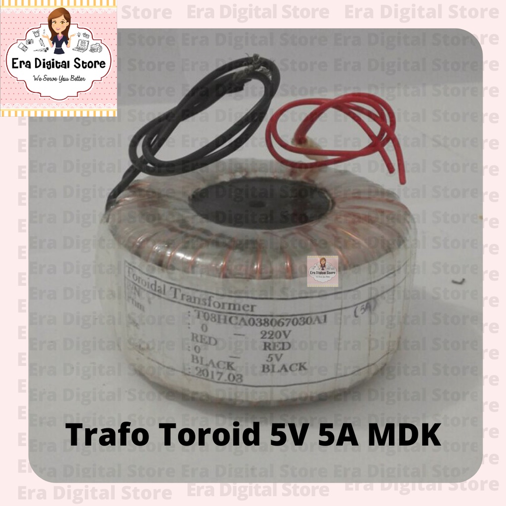 Jual Trafo Toroid 5V 5A Donat MDK | Shopee Indonesia