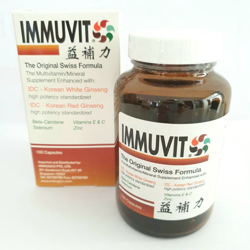 Jual Immuvit Multivitamin and mineral supplements enhanced with Korea ...