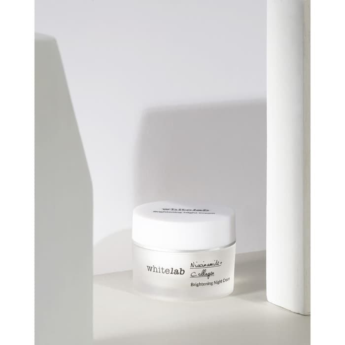 Jual WHITELAB BRIGHTENING NIGHT CREAM With Niacinamide + Collagen White ...