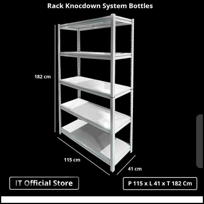 Jual Rak Besi Bottles Susun 5 #Rak Besi Tanpa Baut | Shopee Indonesia
