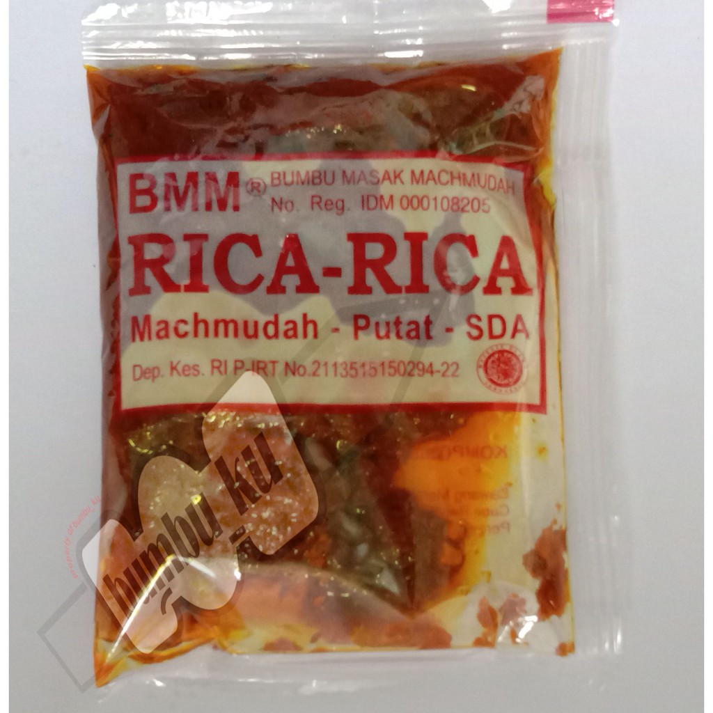 Jual Bumbu Rica-Rica - Bumbu Masak Machmudah (BMM) | Shopee Indonesia