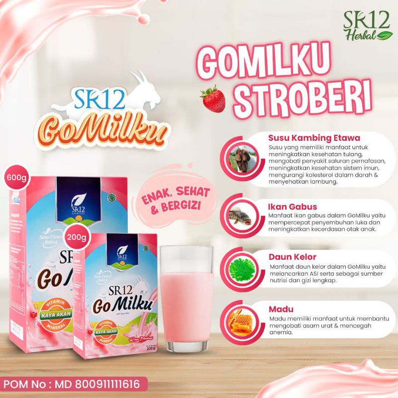 Jual SUSU KESEHATAN RASA STRAWBERRY / GO MILKU SUSU KAMBING ETAWA ...