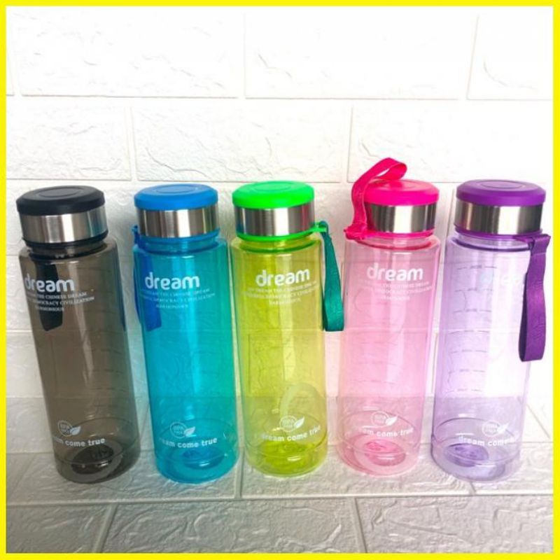 Jual BOTOL AIR MINUM MY DREAM 1 LITER / BOTOL AIR MINUM WARNA WARNI 1 ...