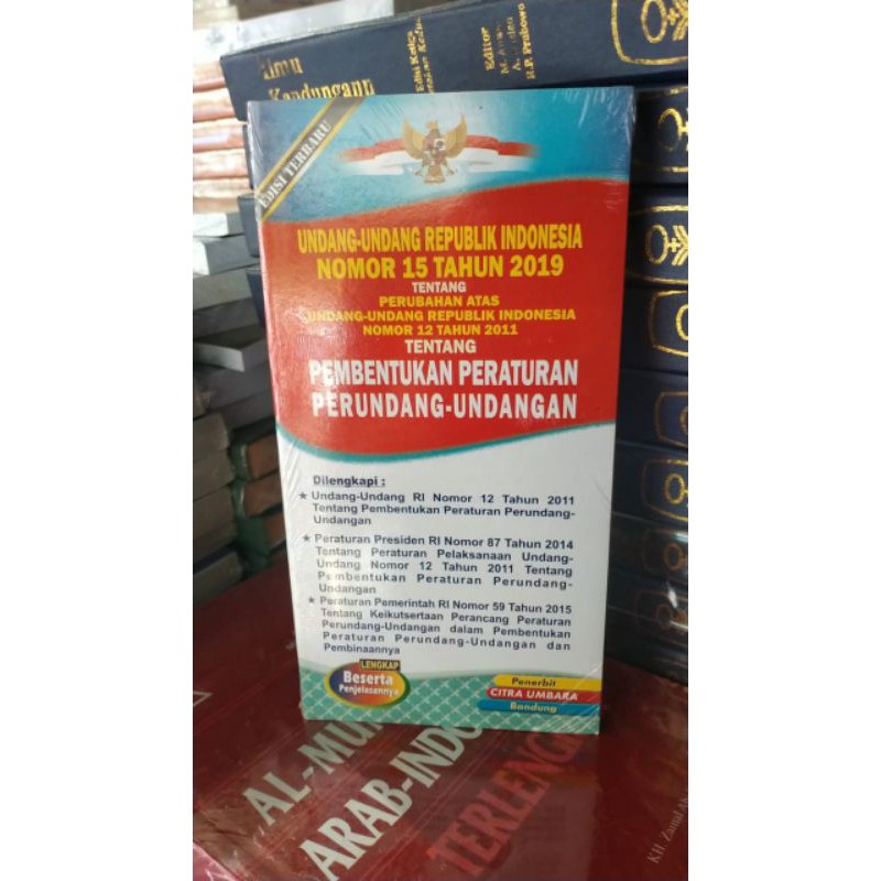 Jual UU 15 Tahun 2019Pembentukan Peraturan UU terbaru 2019 | Shopee ...