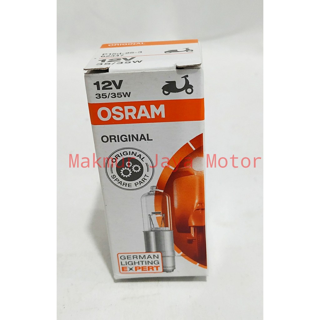 Jual Osram Lampu Halogen GL Pro / Tiger 35W, Bohlam, Lampu Depan Motor 62347 (Dijamin Asli ...