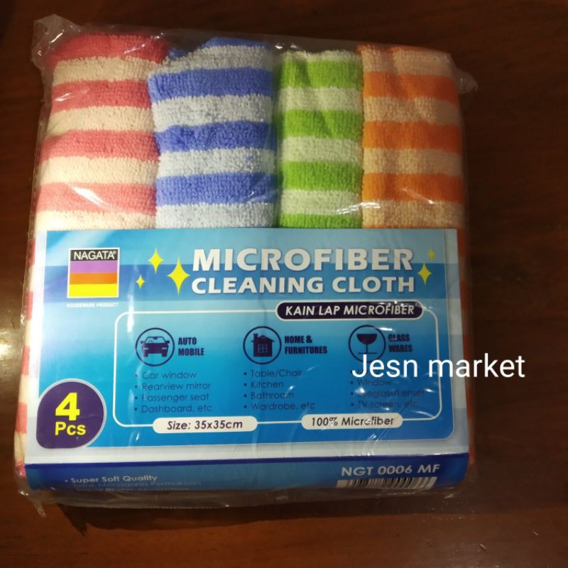 Jual Kain Lap Microfiber Cleaning Nagata 0006 MF | Shopee Indonesia