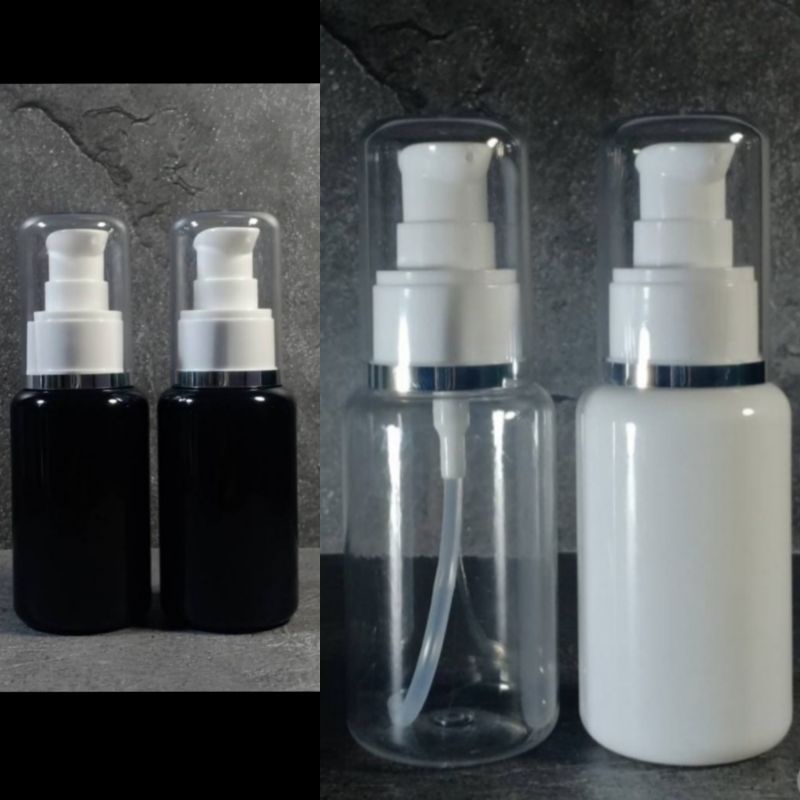Jual Botol 70ml Botol Pump 70ml Tutup Treatment Fullcap Putih List ...