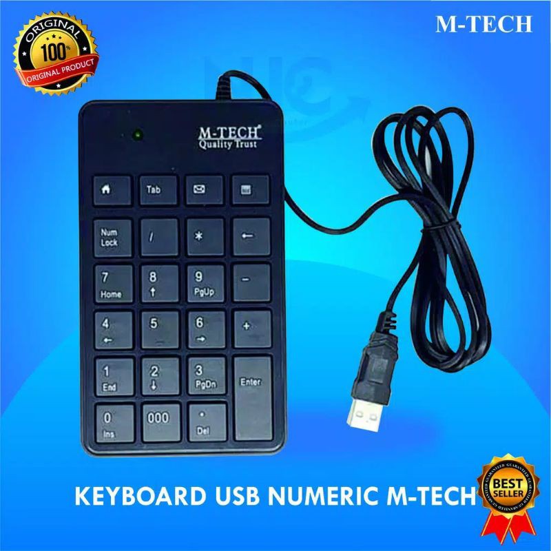 Jual keyboard numeric usb m-tech original | Shopee Indonesia