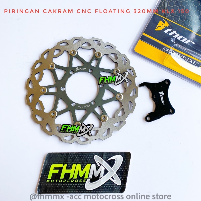 Jual Piringan Cakram KLX 150 CNC Floating 320MM THOR | Shopee Indonesia