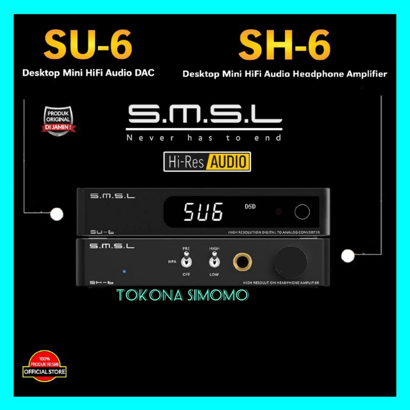 Jual SMSL SU6 / SU 6 / SH6 / SH 6 Hi-Res Audio System Original | Shopee Indonesia