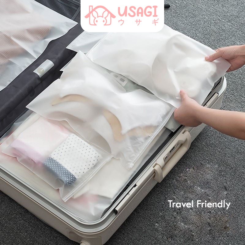 Jual Usagi Official - Waterproof Frosted Ziplock Bag - 1 Pcs Travel ...