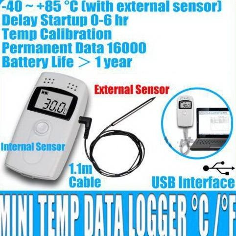 Jual Temperature Data Logger RC-4 USB Elitech RC4 RC 4 Suhu Loger ...
