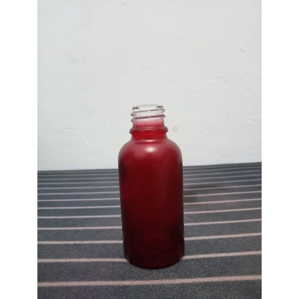 Jual botol kaca merah 30ml | harga satuan | Shopee Indonesia