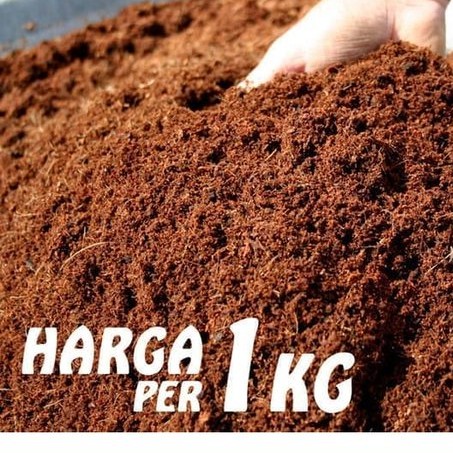 Jual Media Tanam Cocopeat/serbuk kelapa - Pupuk organik kemasan 1kg ...