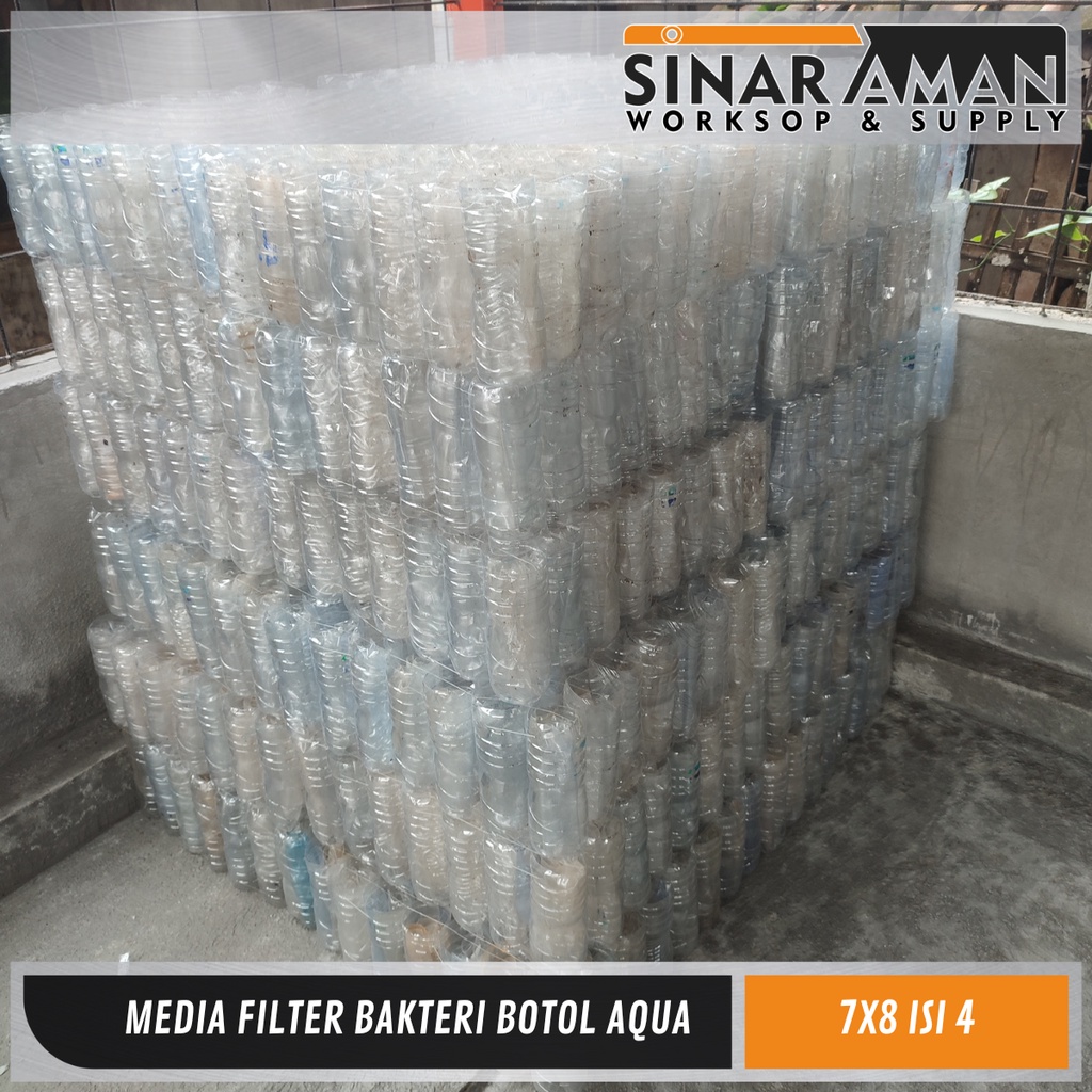 Jual Media Filter Bakteri Botol Aqua Bekas | Shopee Indonesia
