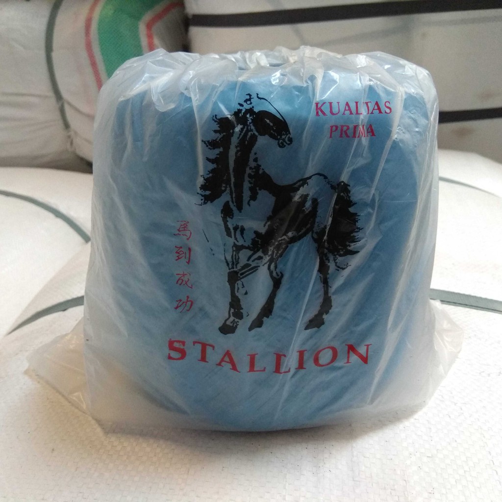 Jual TALI RAFIA STALLION 1KG BIRU | Shopee Indonesia