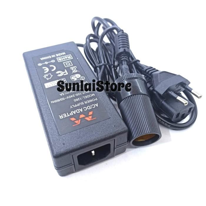 Jual Power Supply Adaptor Ac to Dc 12V Car Lighter Socket | Shopee ...