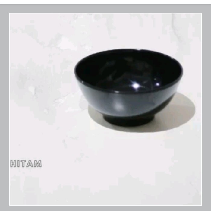 Jual Mangkok Kecil Melamin Hitam Putih Premium Unica 4.5" Food Grade ...