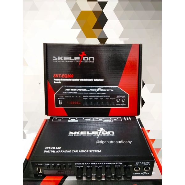 Jual Preamp Parametric Skeleton karaoke || Equalizer karaoke Skeleton ...