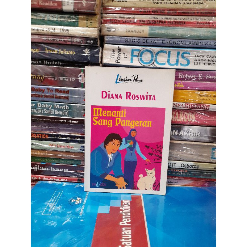 Jual Original Buku Novel Menanti Sang Pangeran Karangan Diana Roswita ...