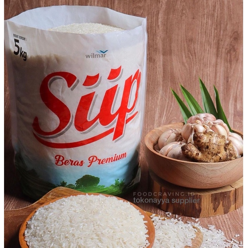 Jual Beras Premium Siip Wilmar Kemasan 5kg - Tanpa Pewarna Pewangi ...