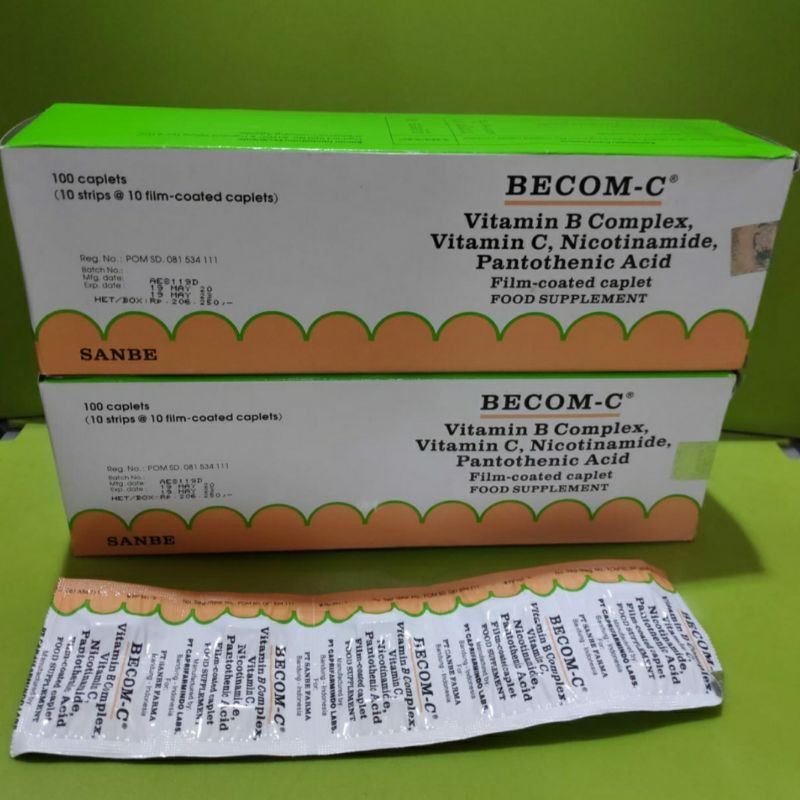 Jual BECOM C STRIP 10 KAPLET | Shopee Indonesia