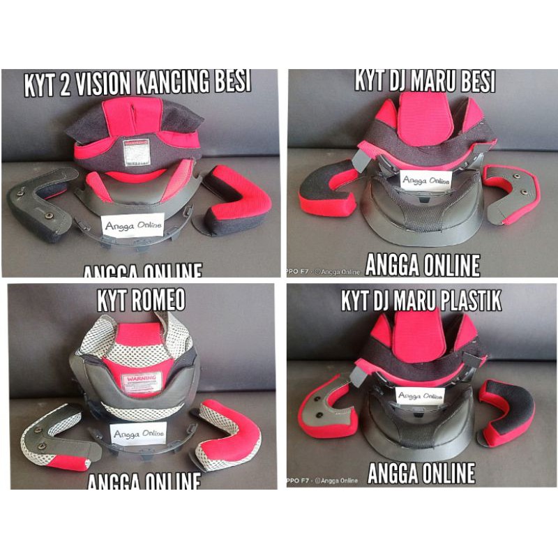 Jual Busa Helm KYT DJmaru Plastik, KYT DJ maru Besi, KYT ROMEO, KYT 2 VISION besi, KYT 2 Vision ...