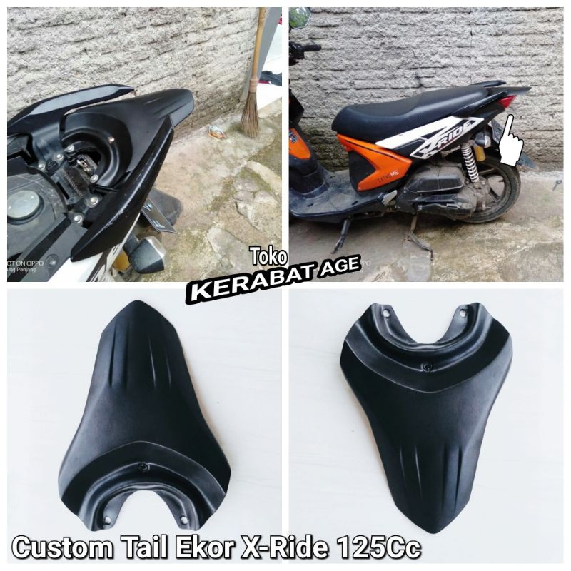 Jual X ride 125 Lama aksesoris custom ekor tail belakang | Shopee Indonesia