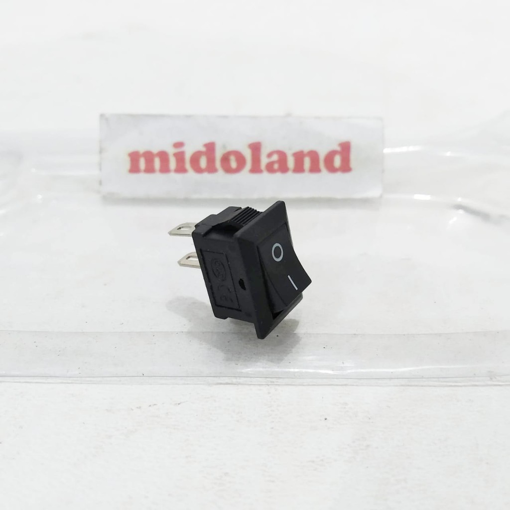 Jual Saklar kecil Mini hitam elektro switch midoland | Shopee Indonesia