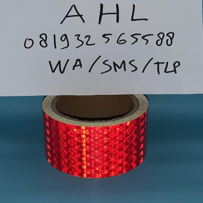 Jual Stiker Reflektor Kir 5 Meter Merah / Sticker Reflector Kir 5M ...