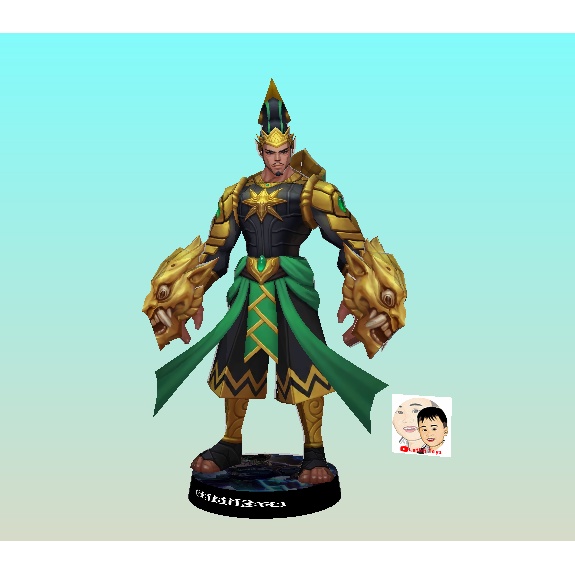 Jual Papercraft Mobile Legends Gatot Kaca kertas | Shopee Indonesia