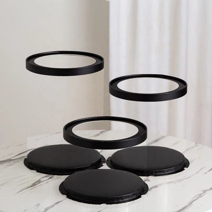 Jual Cake box mika tabung atap tutup mika transparant diameter 30cm ...
