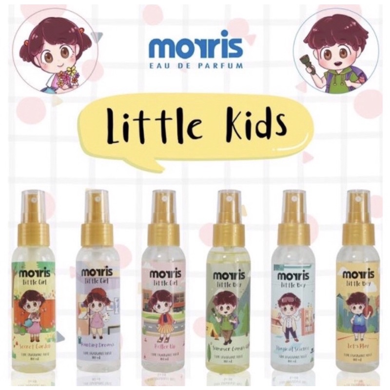 Jual Parfum Morris Body Mist Little Girl & Little Boy | Morris Parfum ...