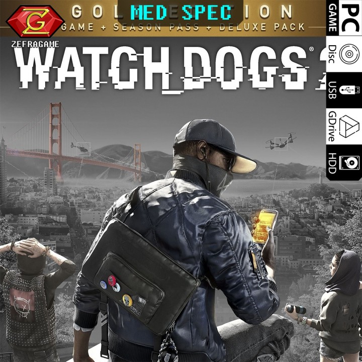 Jual WATCH DOGS 2 Gold Edition/WATCH DOG 2/WD2/WD 2 PC Full Version ...