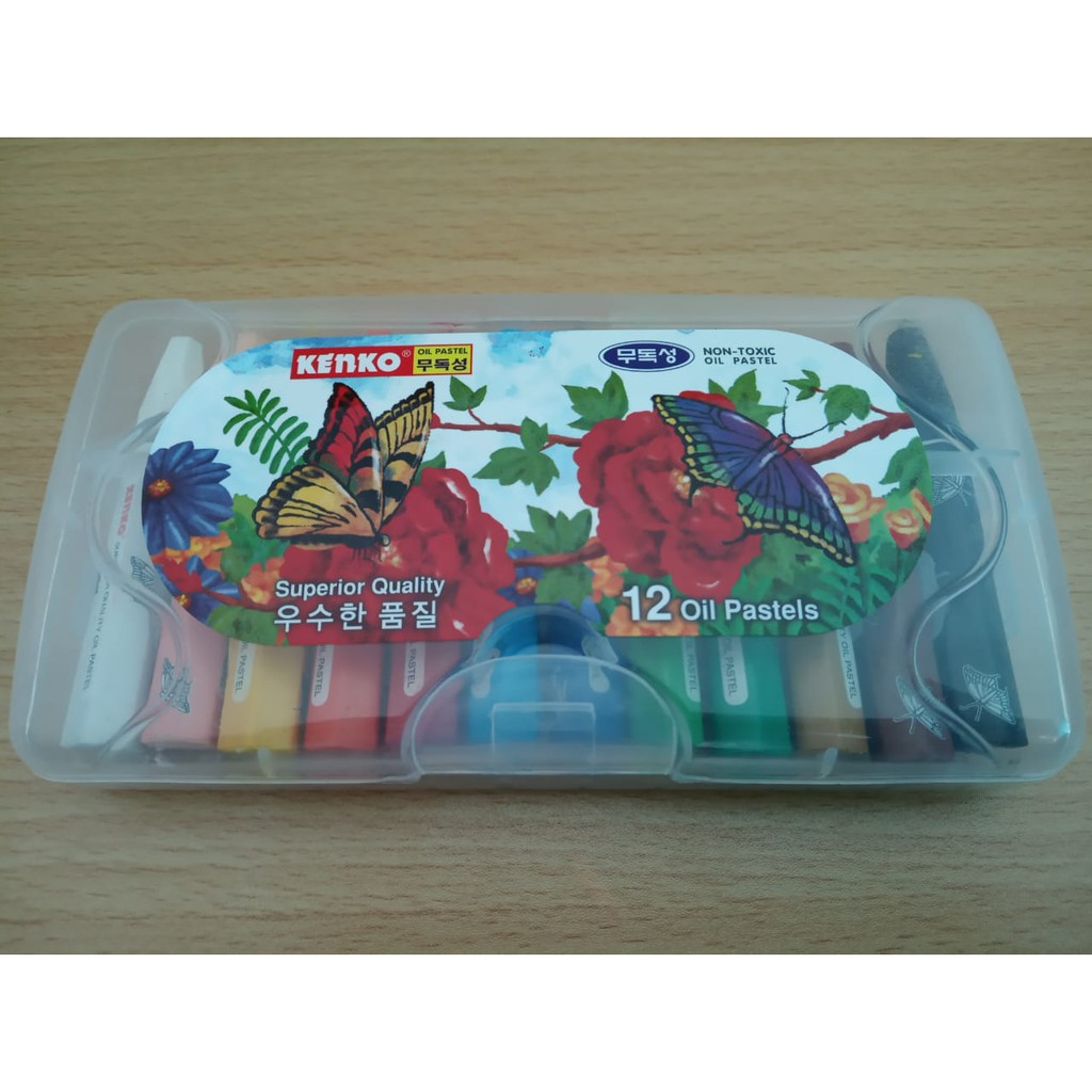 Jual Crayon Oil Pastel Kenko 12 | Shopee Indonesia