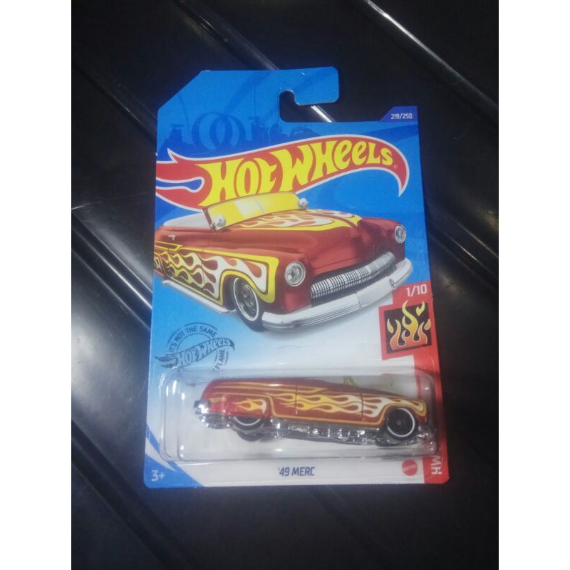 Jual hotwheels 49 MERC merah HW FLAMES tampo api | Shopee Indonesia
